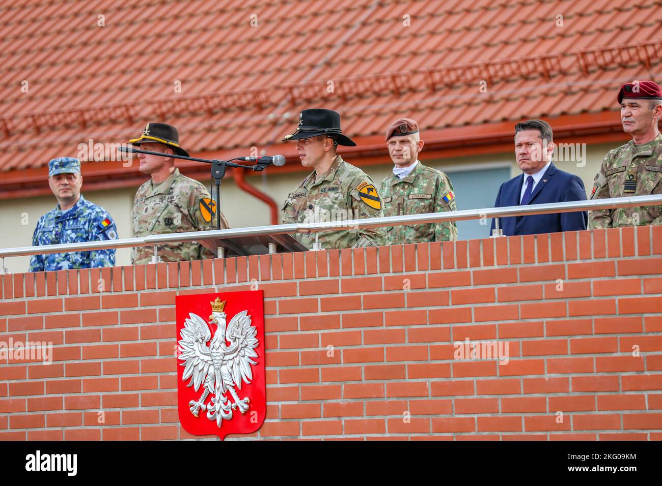 U.S. Army Lt. Col. Sean M. Castilla, commander of Battlegroup Poland ...