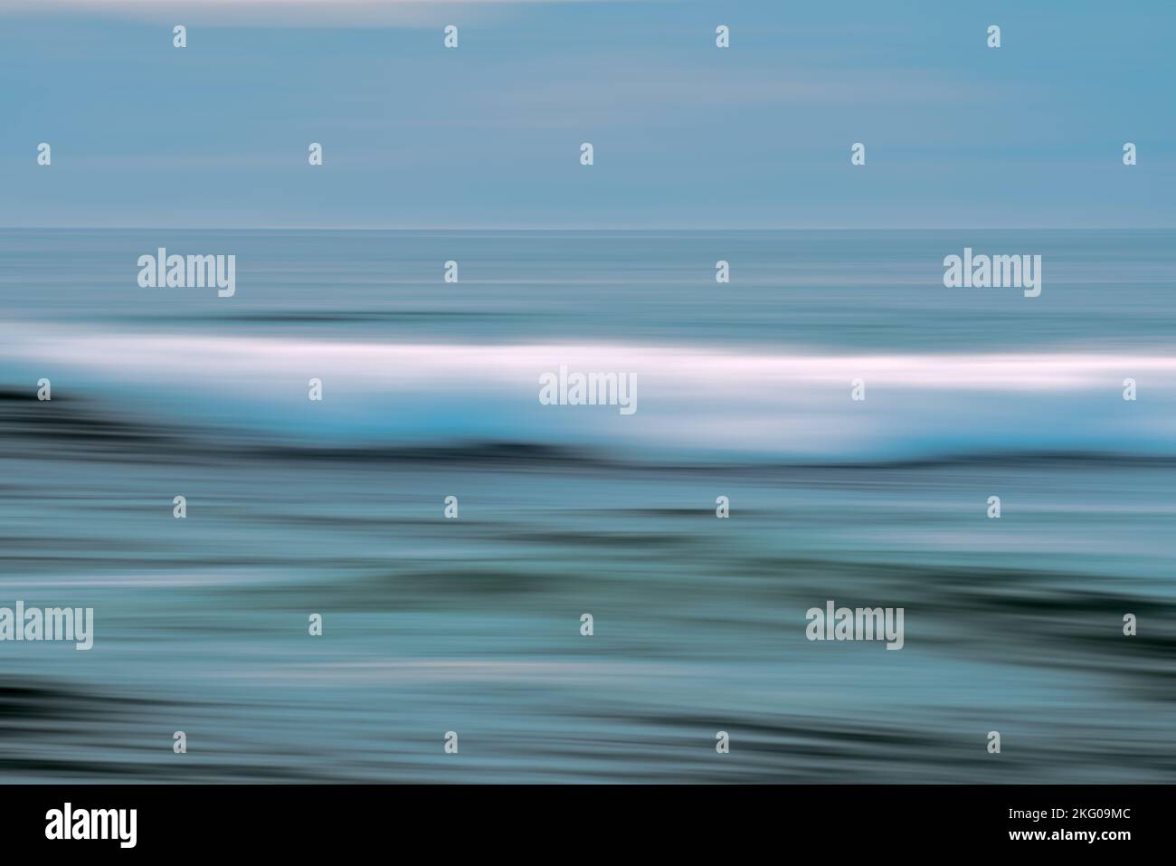 Abstract sea. Blue and aquamarine color sea waves and white foam ...