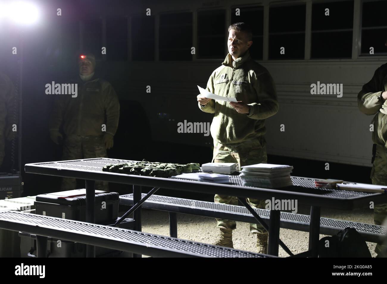 Sgt. 1st Class Jesenko Jojic, an instructor with the 640th Regiment ...