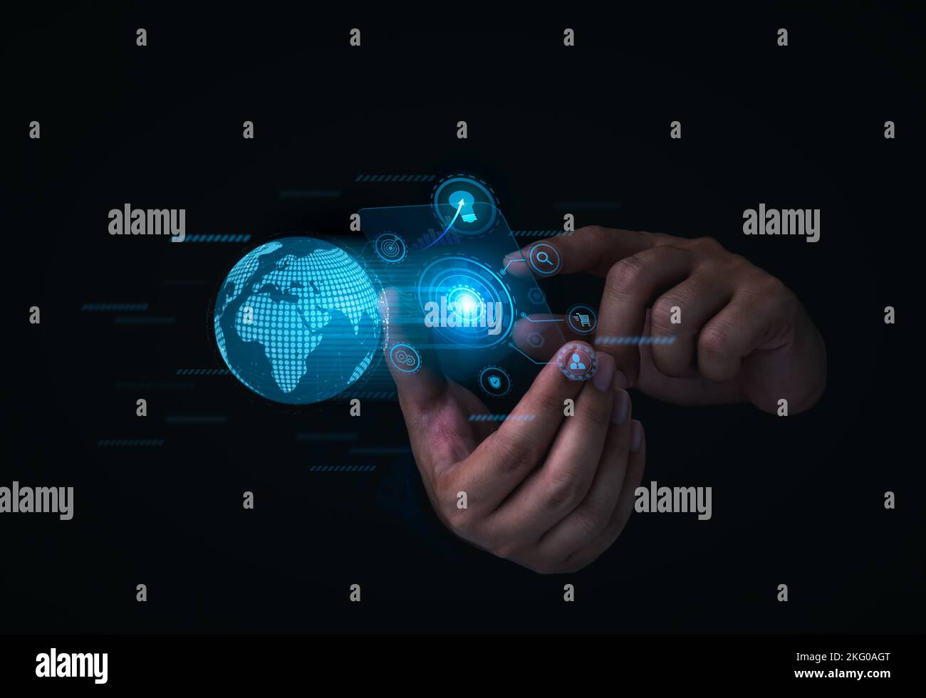 Digital transformation arrow hi-res stock photography and images - Alamy