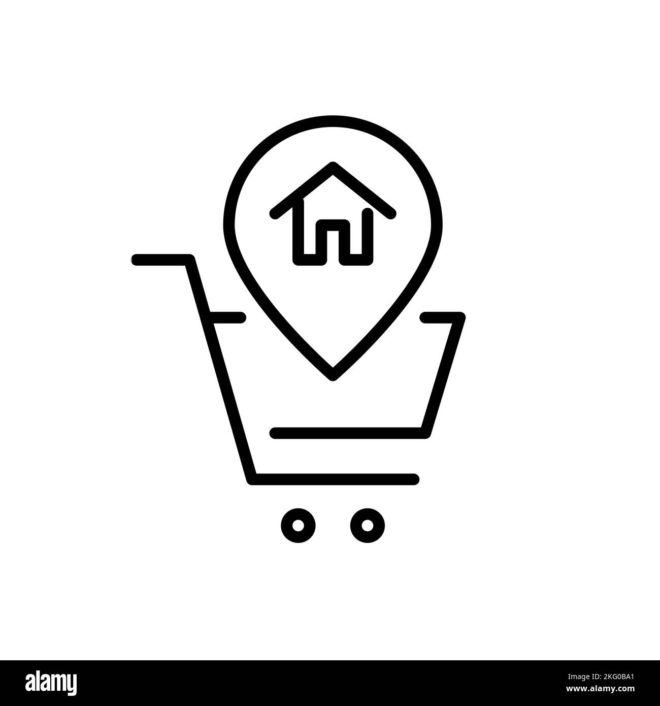Delivery map Black and White Stock Photos & Images - Alamy