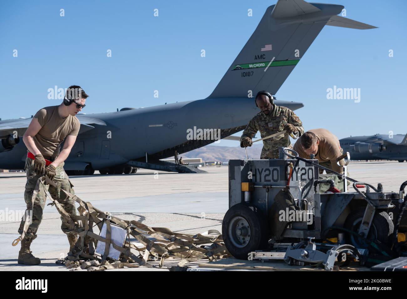 C-17 Globemaster IIIs with the 62nd Airlift Wing and F-15E Strike ...