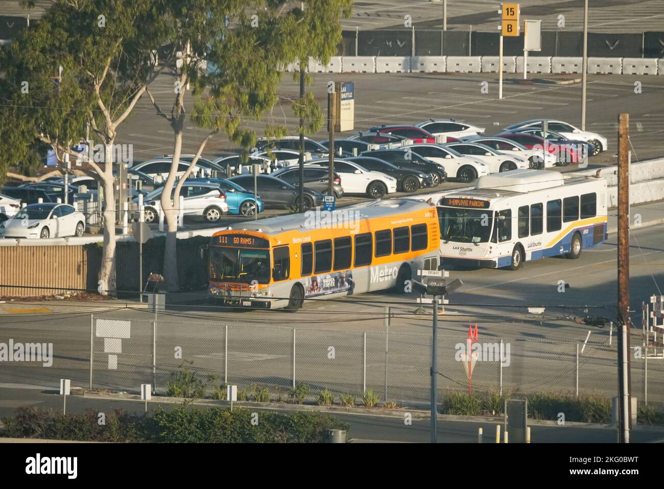 Long Angeles, California, U.S.A - November 5, 2022 - The Metro Bus and ...