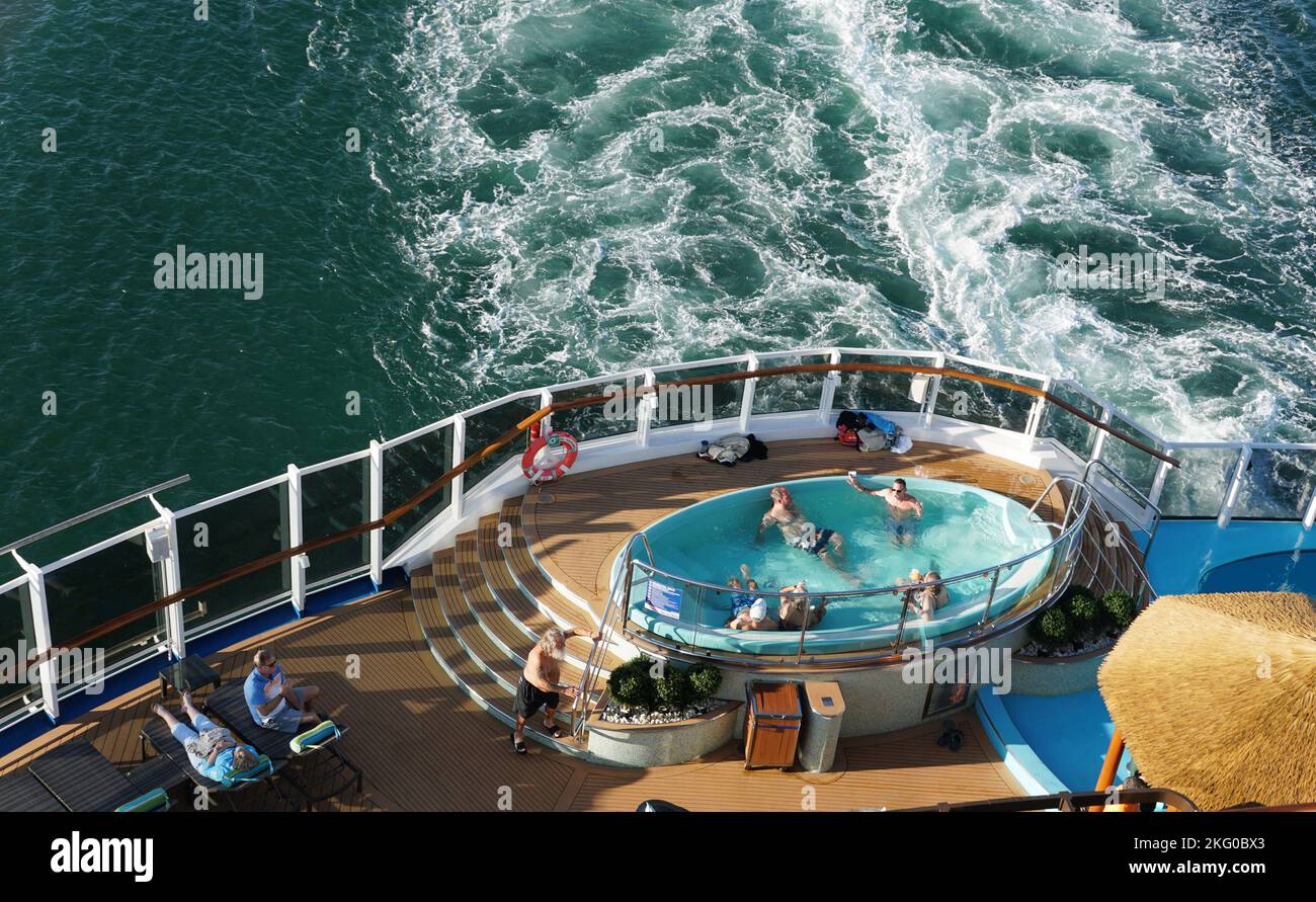 Long Beach, California, U.S - November 5, 2022 - Passengers enjoying ...