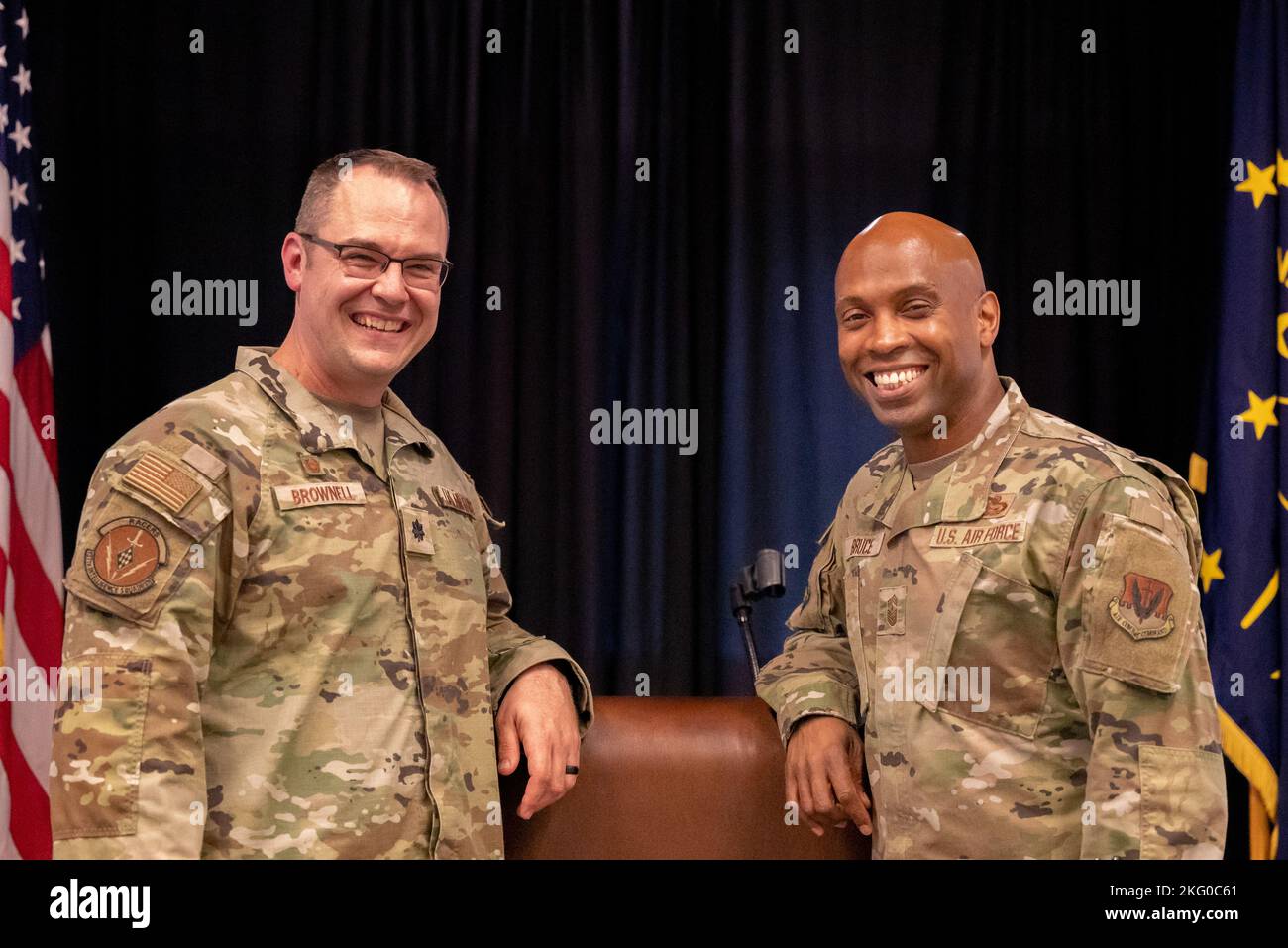 Air Force Lt. Col. Christopher Brownell, the commander of the 137th ...