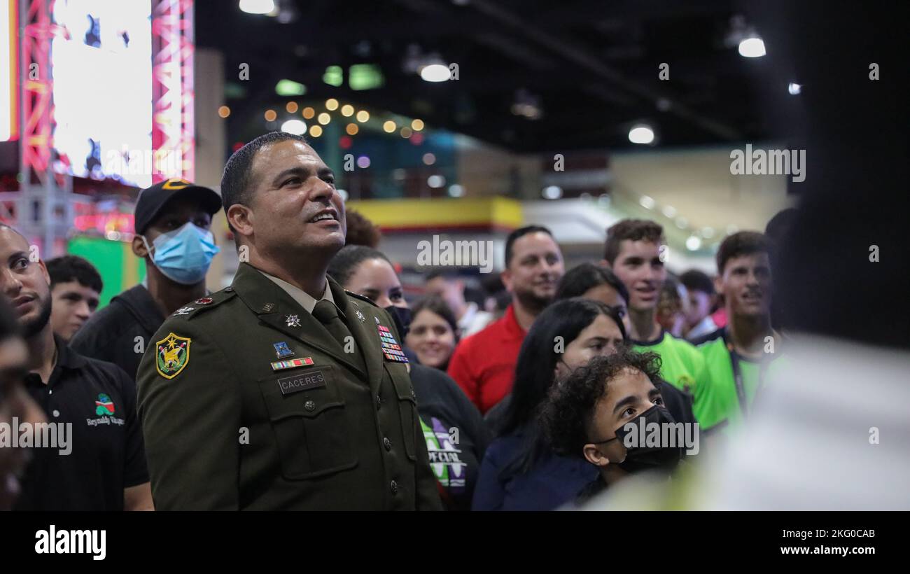 Col. Carlos Caceres, 1st Mission Support Command commanding officer ...
