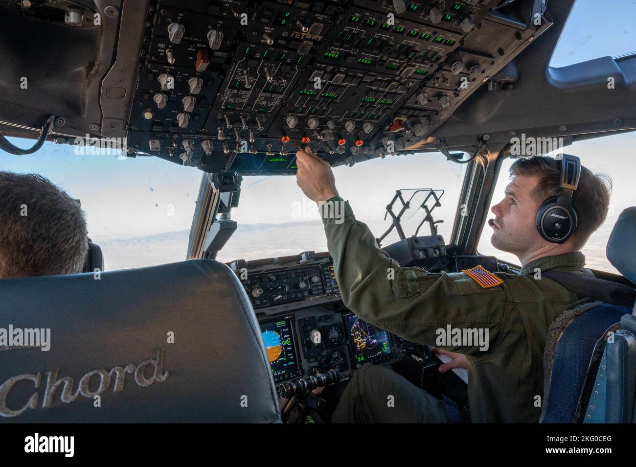 U.S. Air Force Capt. Dustin Weisner, a pilot with the 4th Airlift ...