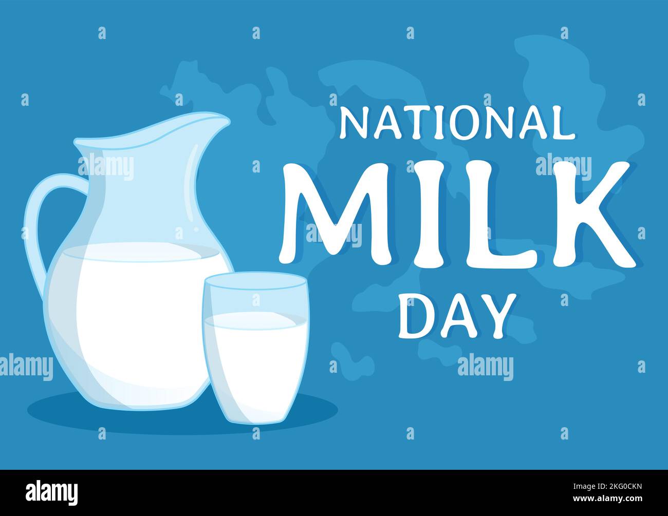 Happy Milk Day Celebration with Splash Drop in Smooth Wave of White ...