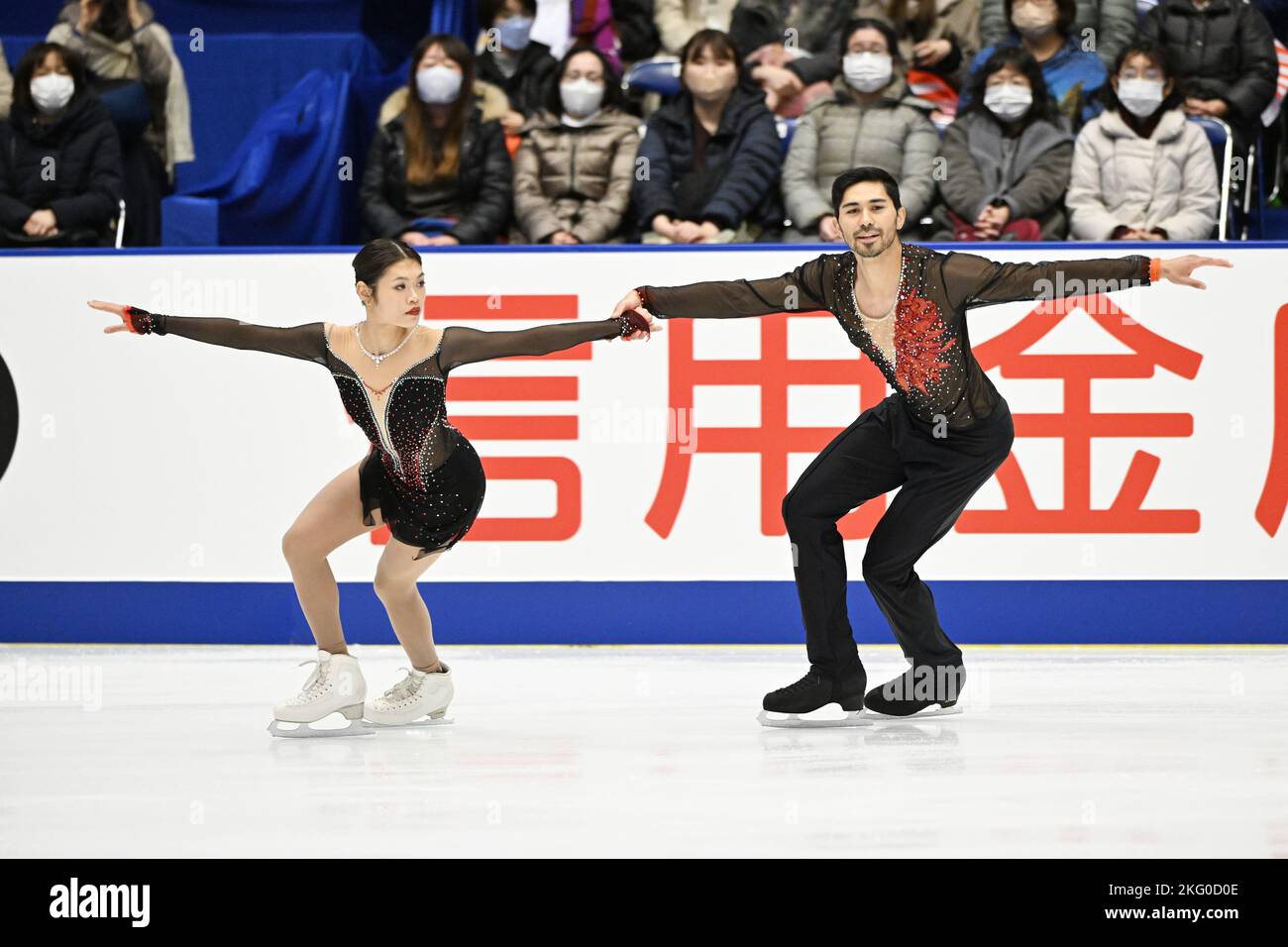 Hokkaido, Japan. Credit: MATSUO. 18th Nov, 2022. Emily Chan & Spencer ...