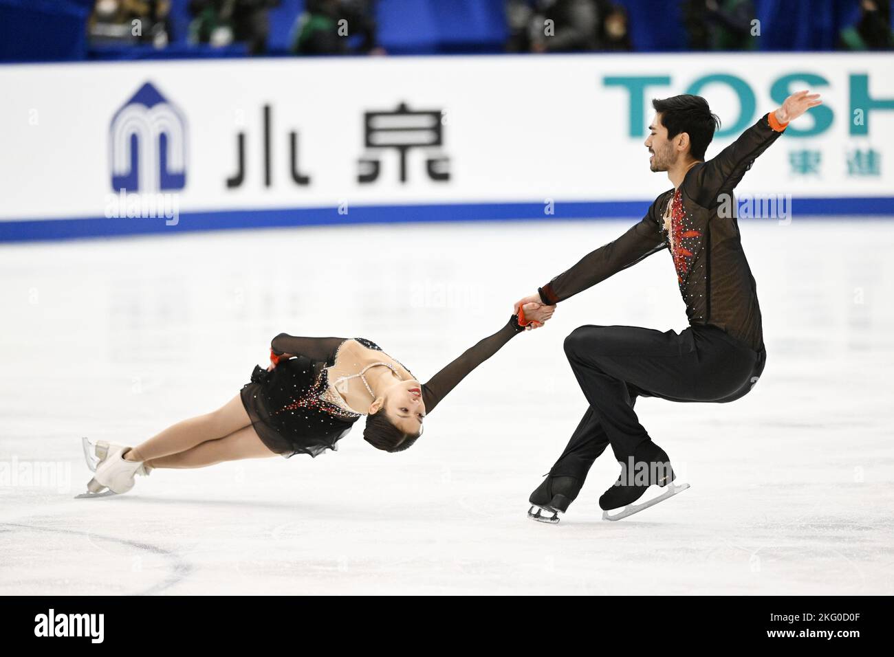 Hokkaido, Japan. Credit: MATSUO. 18th Nov, 2022. Emily Chan & Spencer ...