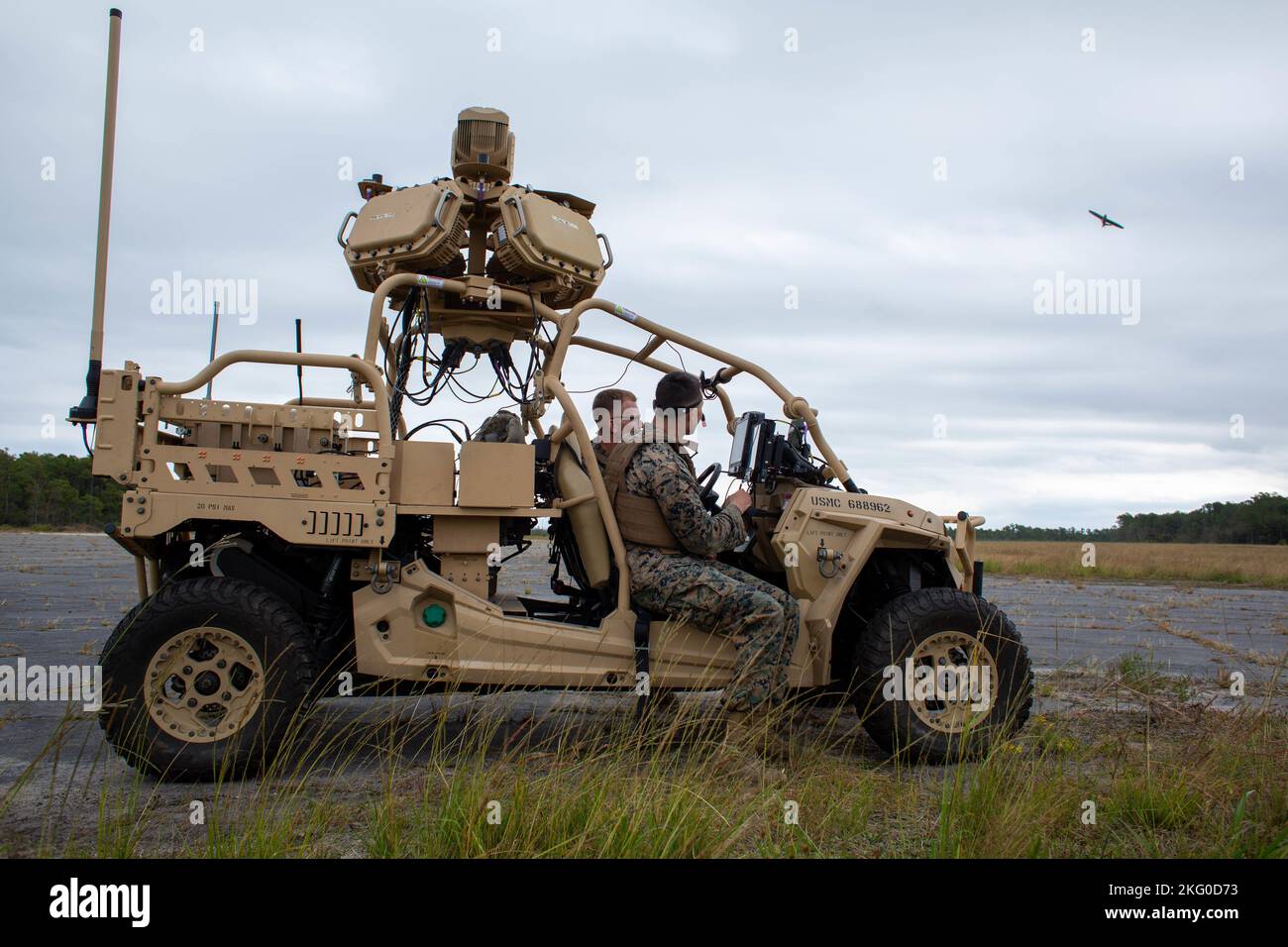 U.S. Marine Corps Lance Cpl. Kevin Holdaway (left) and Cpl. Seth ...