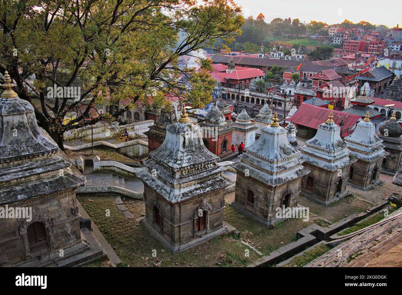 Pashupatinath Temple by Bagmati river in Kathmandu, Nepal Stock Photo ...