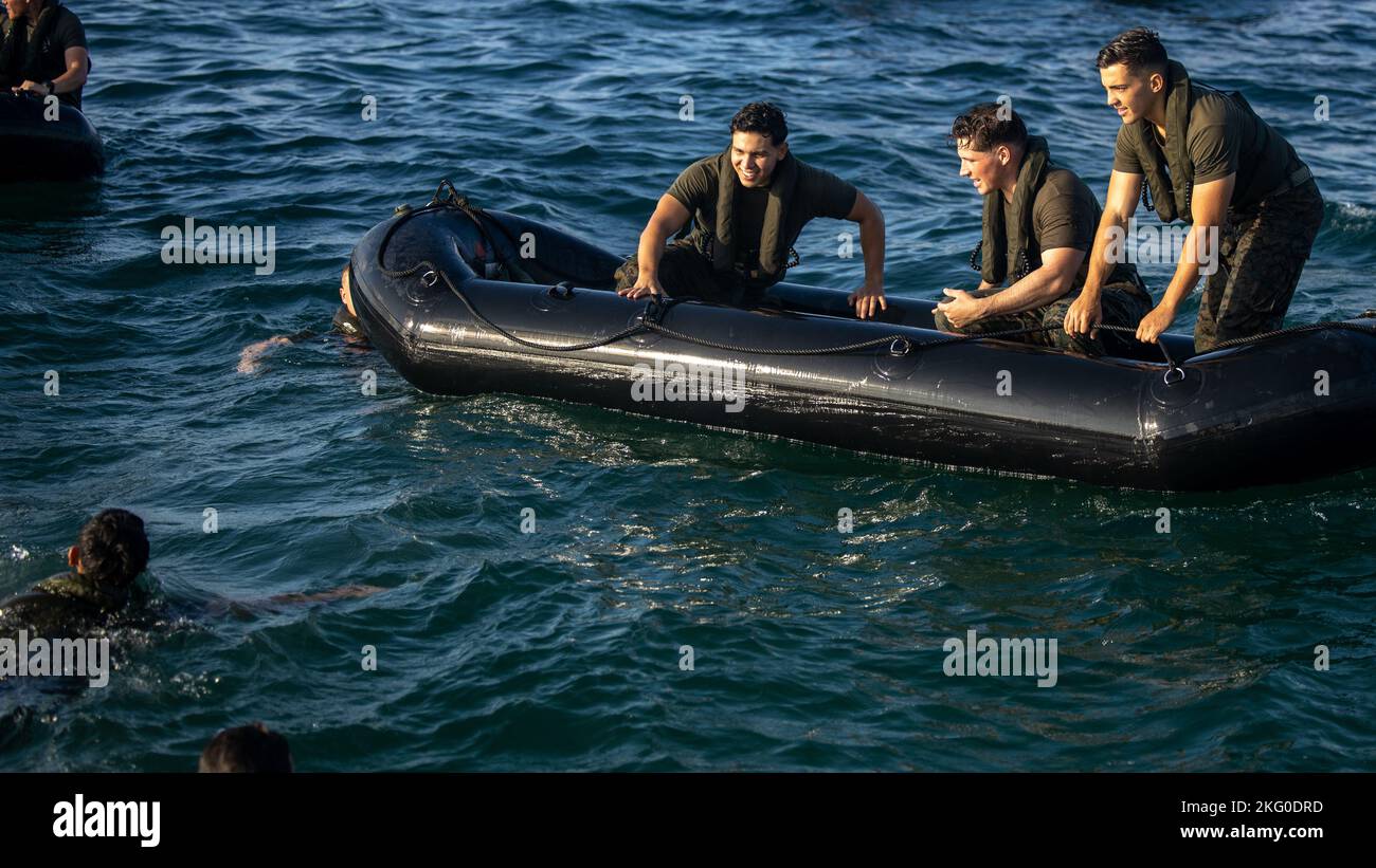 U.S. Marines with 2d Reconnaissance Battalion, 2d Marine Division ...