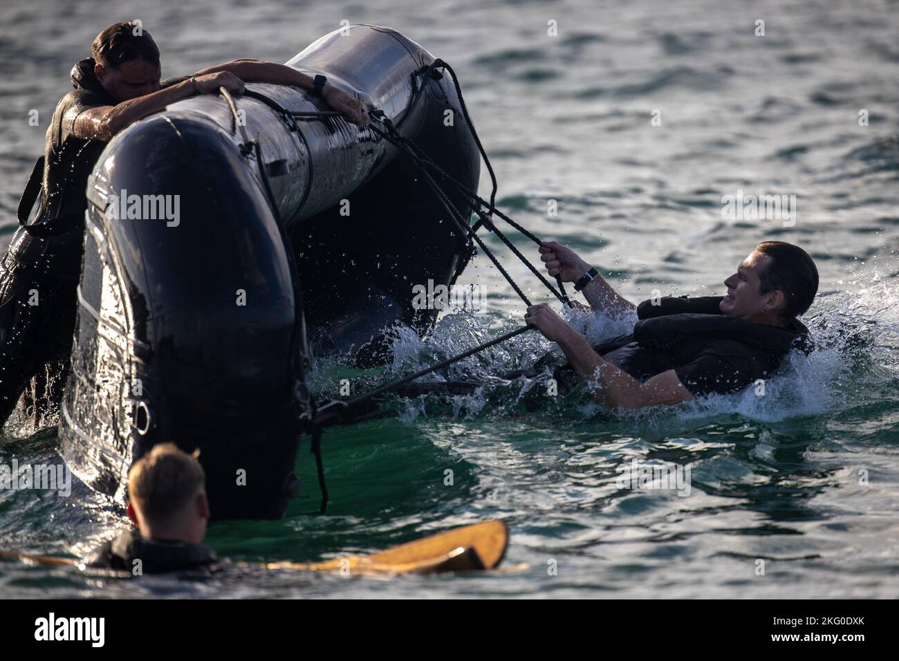 U.S. Marines with 2d Reconnaissance Battalion, 2d Marine Division ...