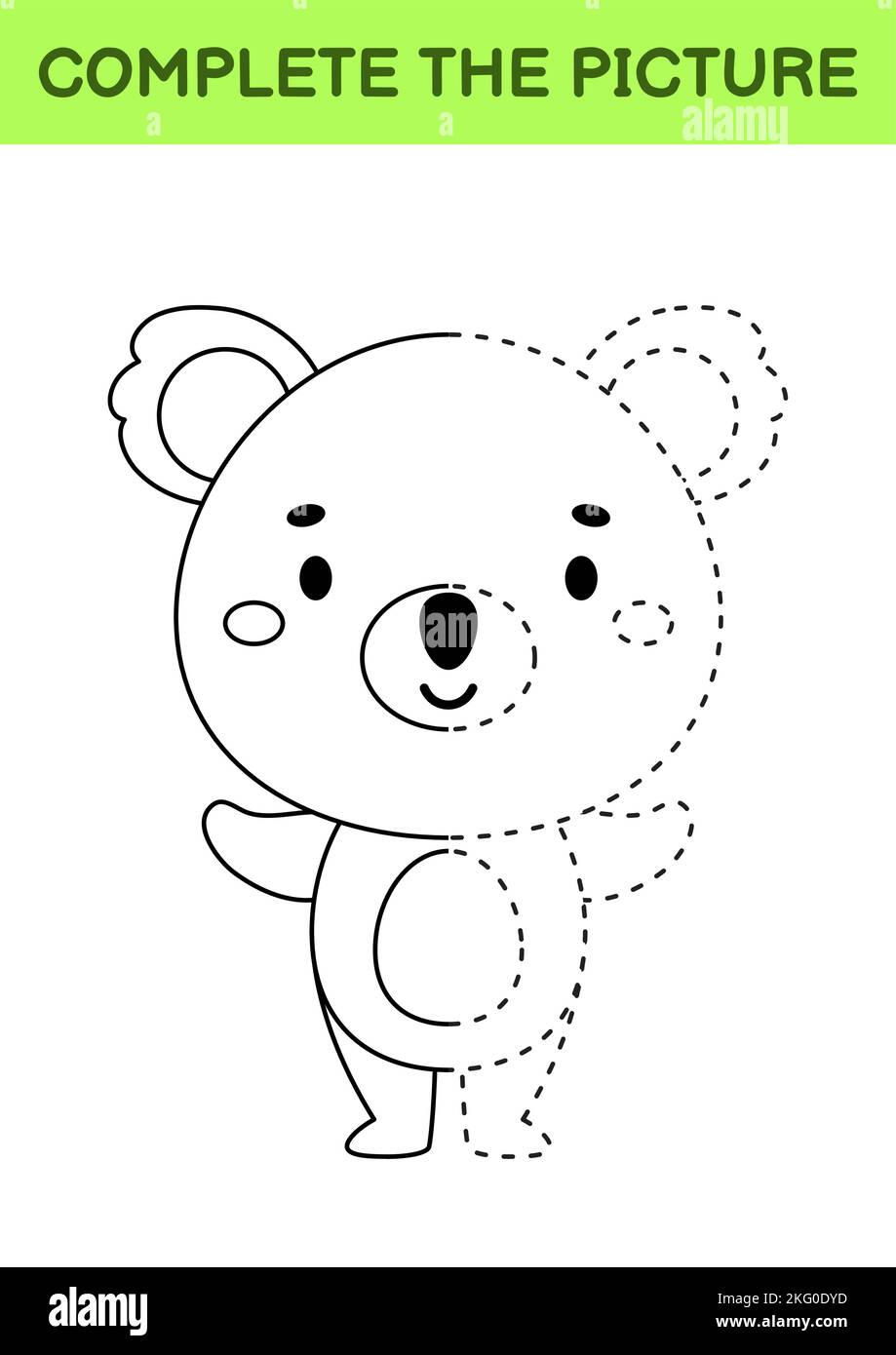 Koala Coloring Pages Print How To Draw A Mom And Baby Koala: