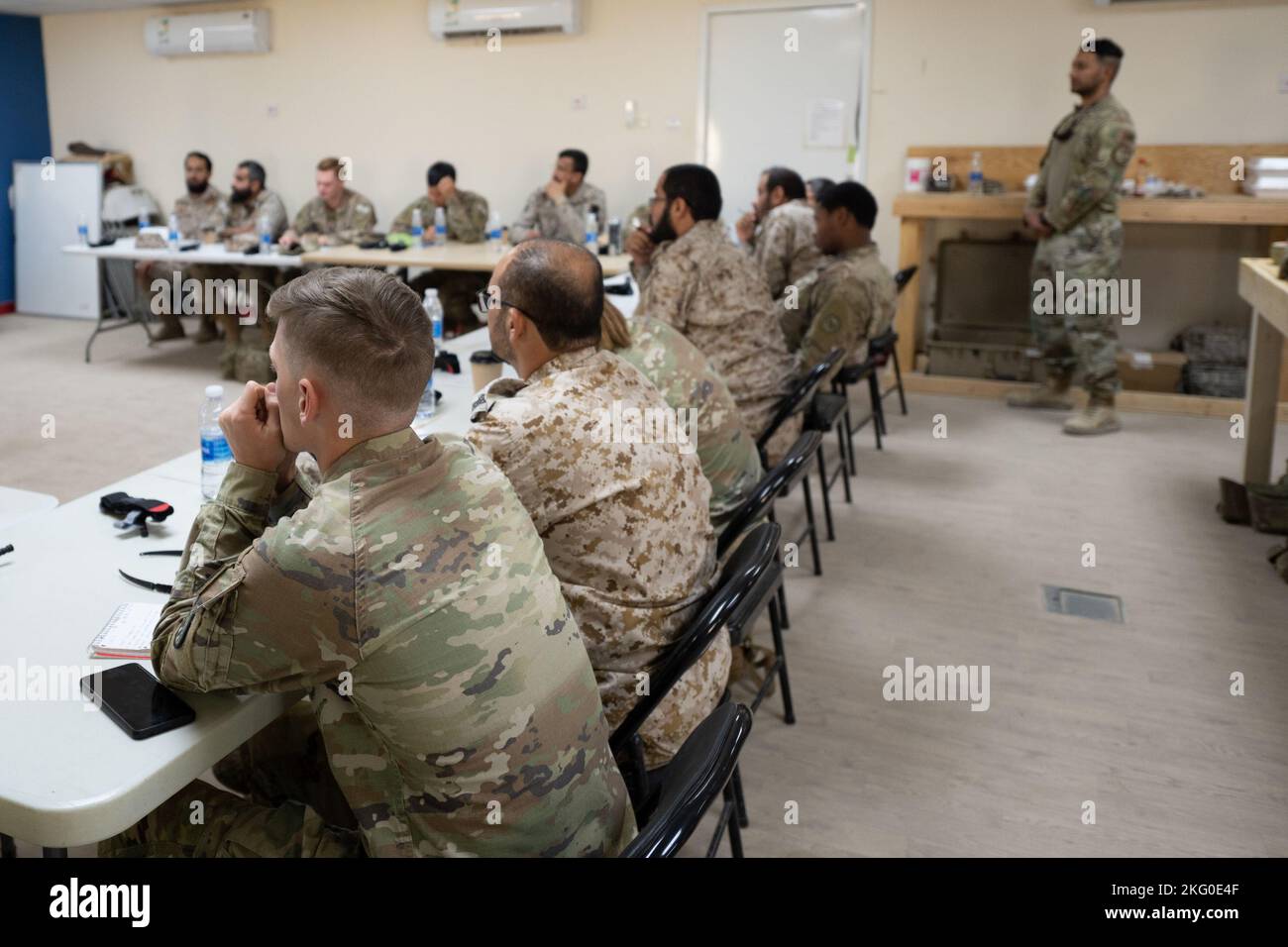 U.S. Army Soldiers assigned to Prince Sultan Air Base, and members of ...