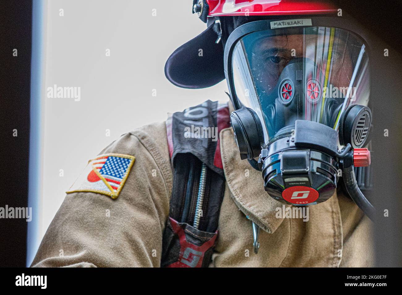 Shigemasa Matsuzaki, a fire captain with Marine Corps Installations ...
