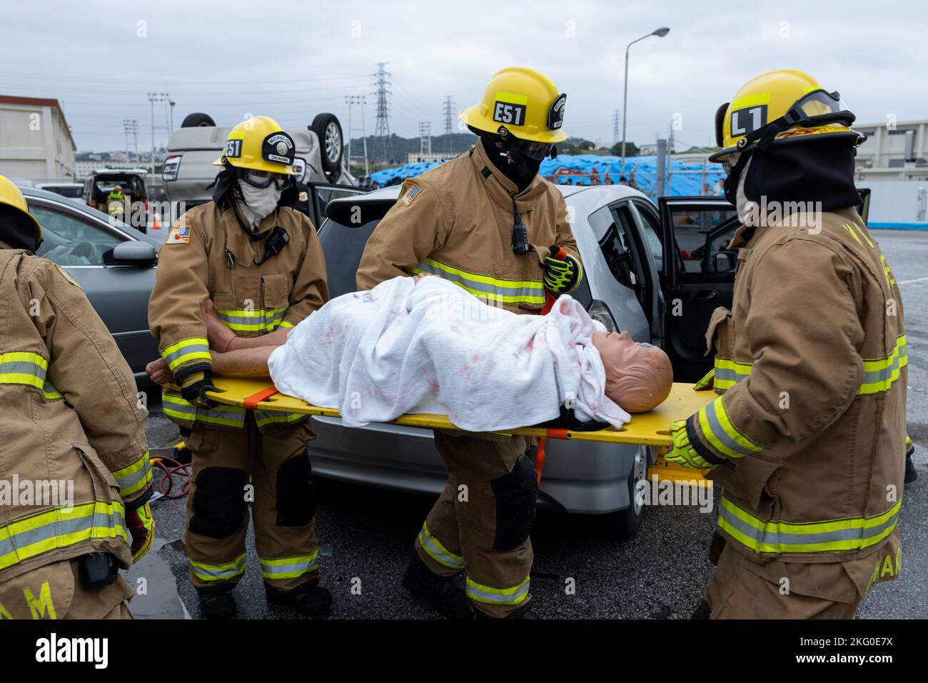 Simulated emergency response drill hi-res stock photography and images ...