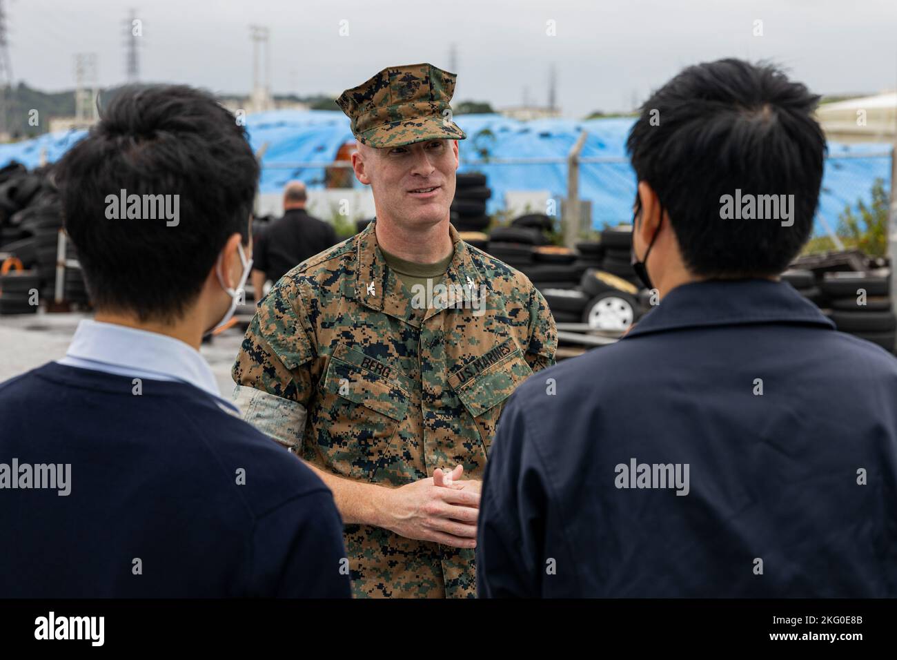 U.S. Marine Corps Col. Jason Berg, the assistant chief of staff with G ...