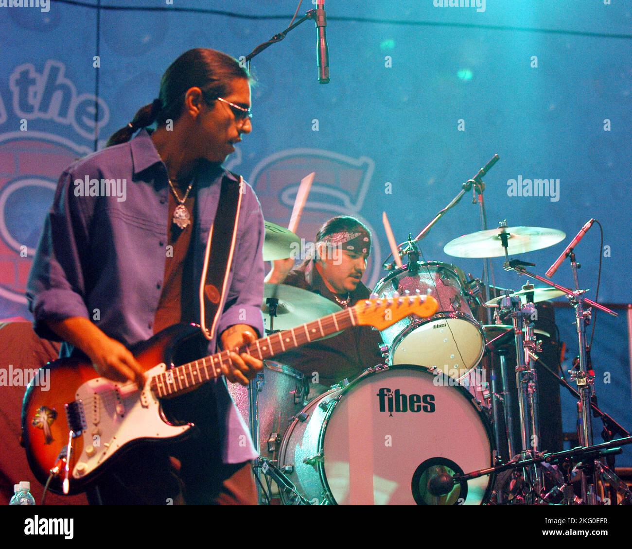Henry Garza and Ringo Garza of Los Lonely Boys perform at On The Bricks ...