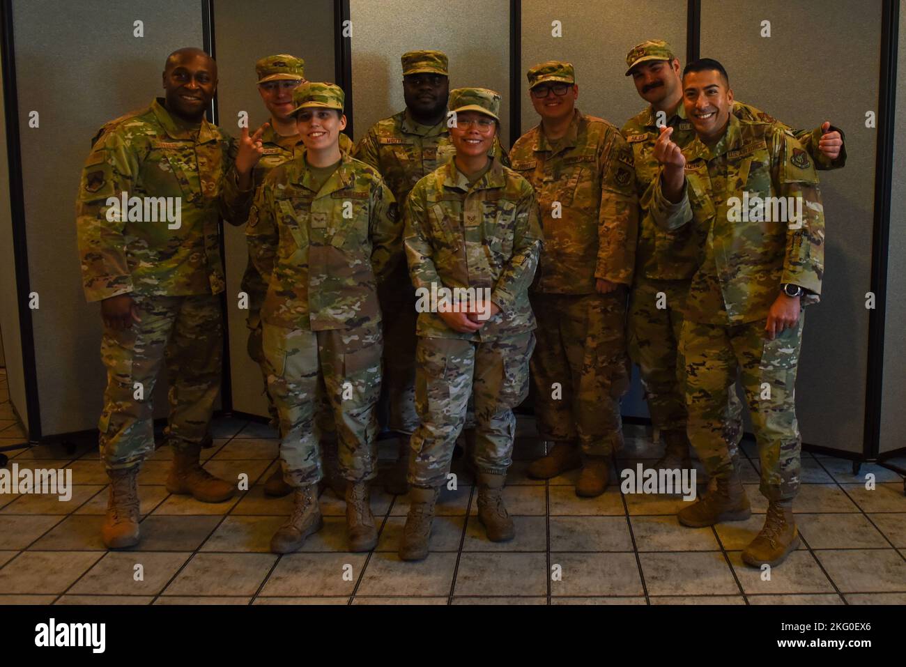 U.S. Air Force Col. Henry “Wolf” Jeffress (left), 8th Fighter Wing ...