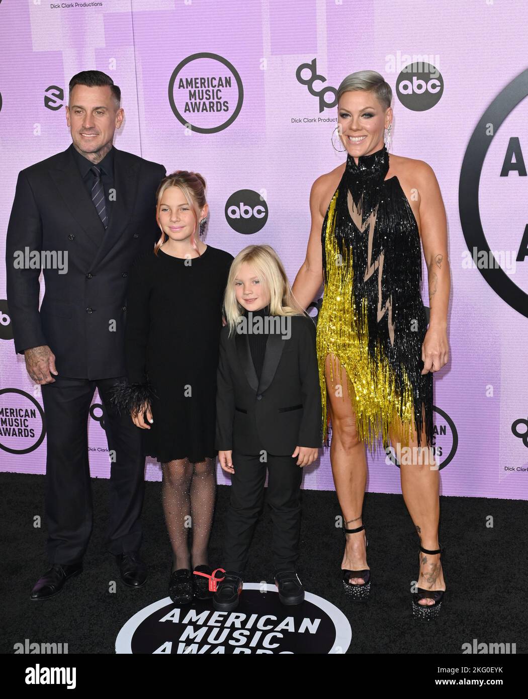 Los Angeles, USA. 20th Nov, 2022. Carey Hart, Pink, Willow Sage Hart ...