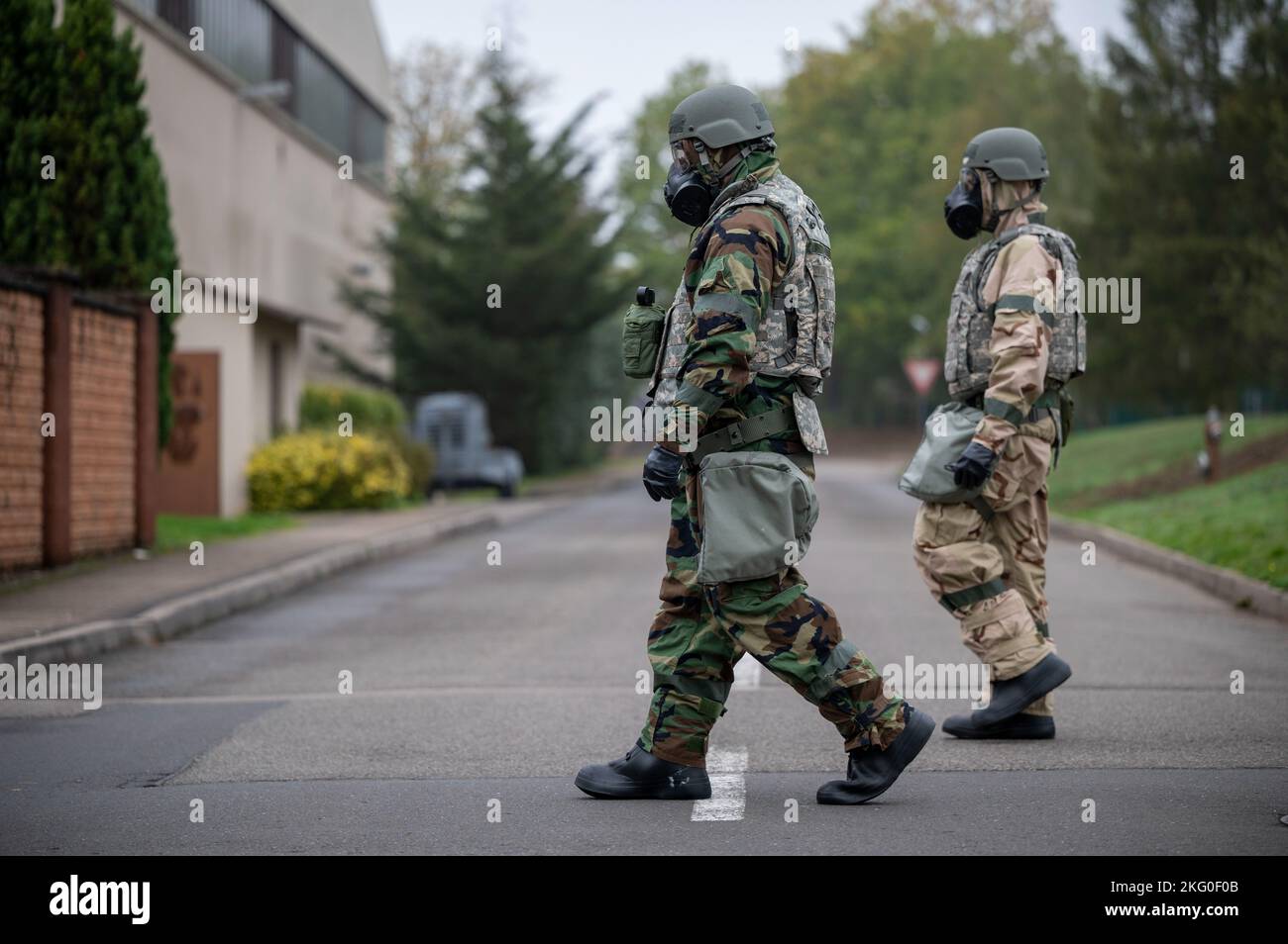 U.S. Air Force Airmen assigned to the 37th Airlift Squadron form post ...
