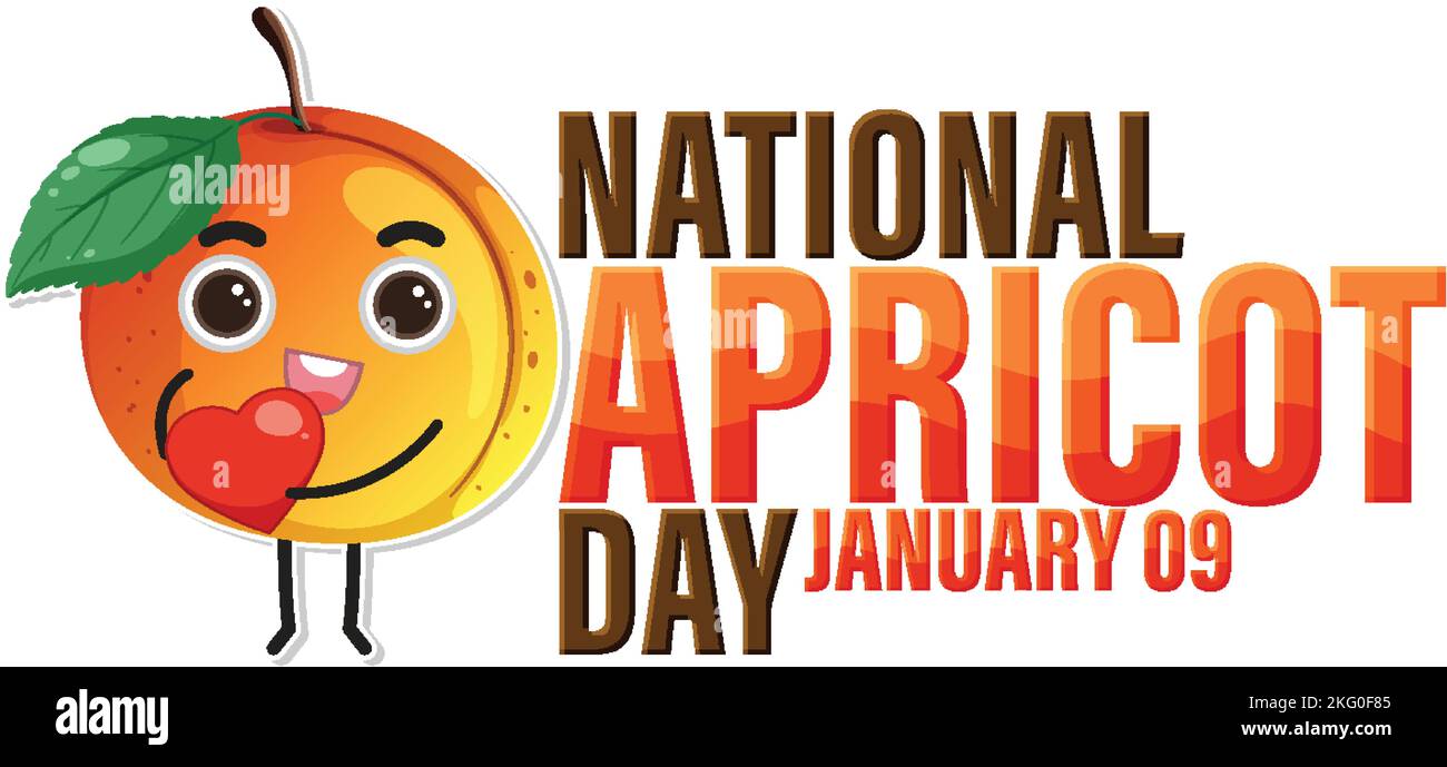 National apricot day icon illustration Stock Vector Image & Art - Alamy