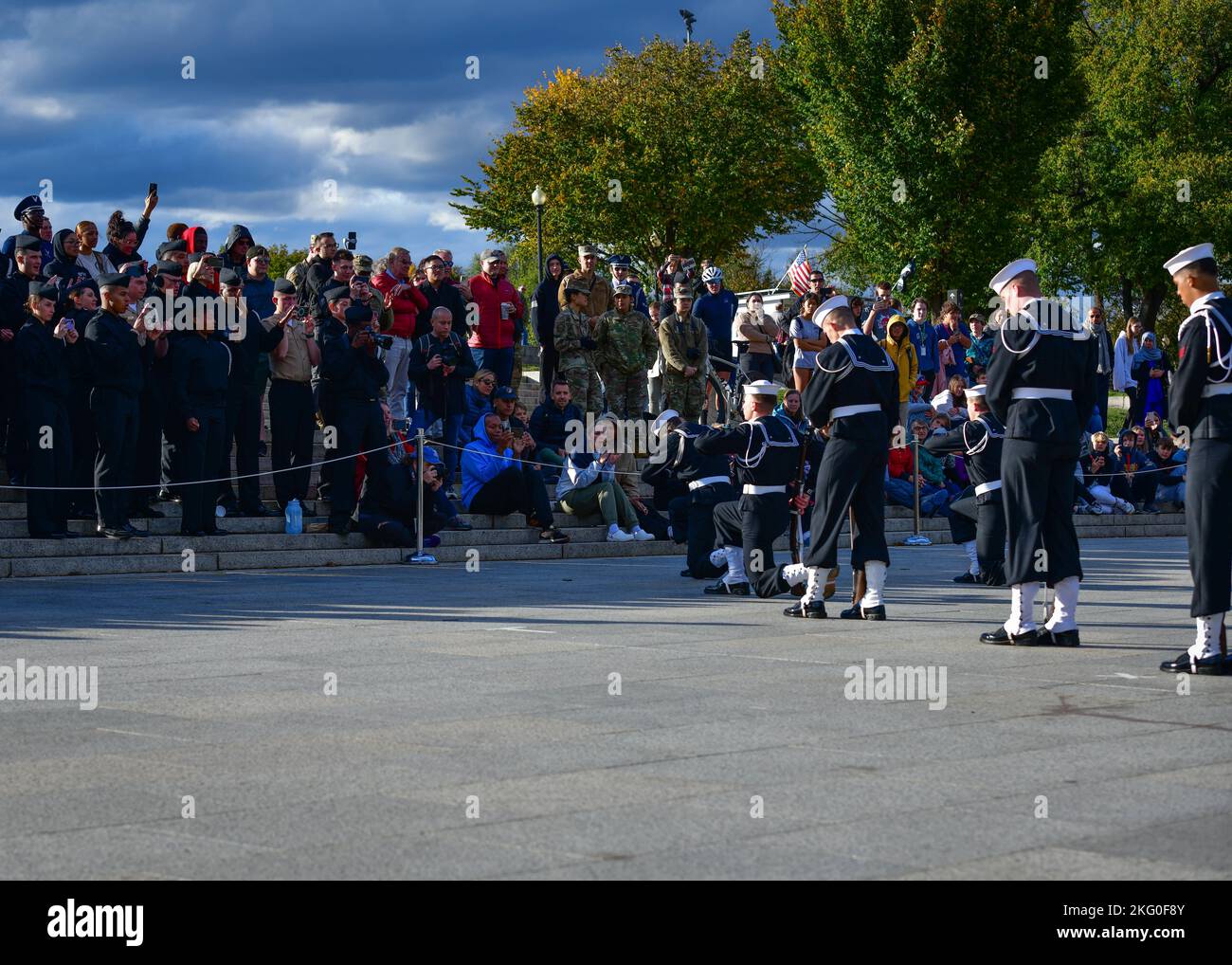 WASHINGTON (October 19, 2022) -- Members of the U.S. Navy Ceremonial ...