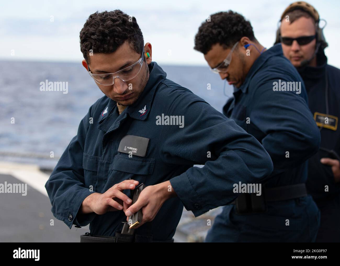 221019-N-LK647-1179 ATLANTIC OCEAN—Operations Specialist 3rd Class ...