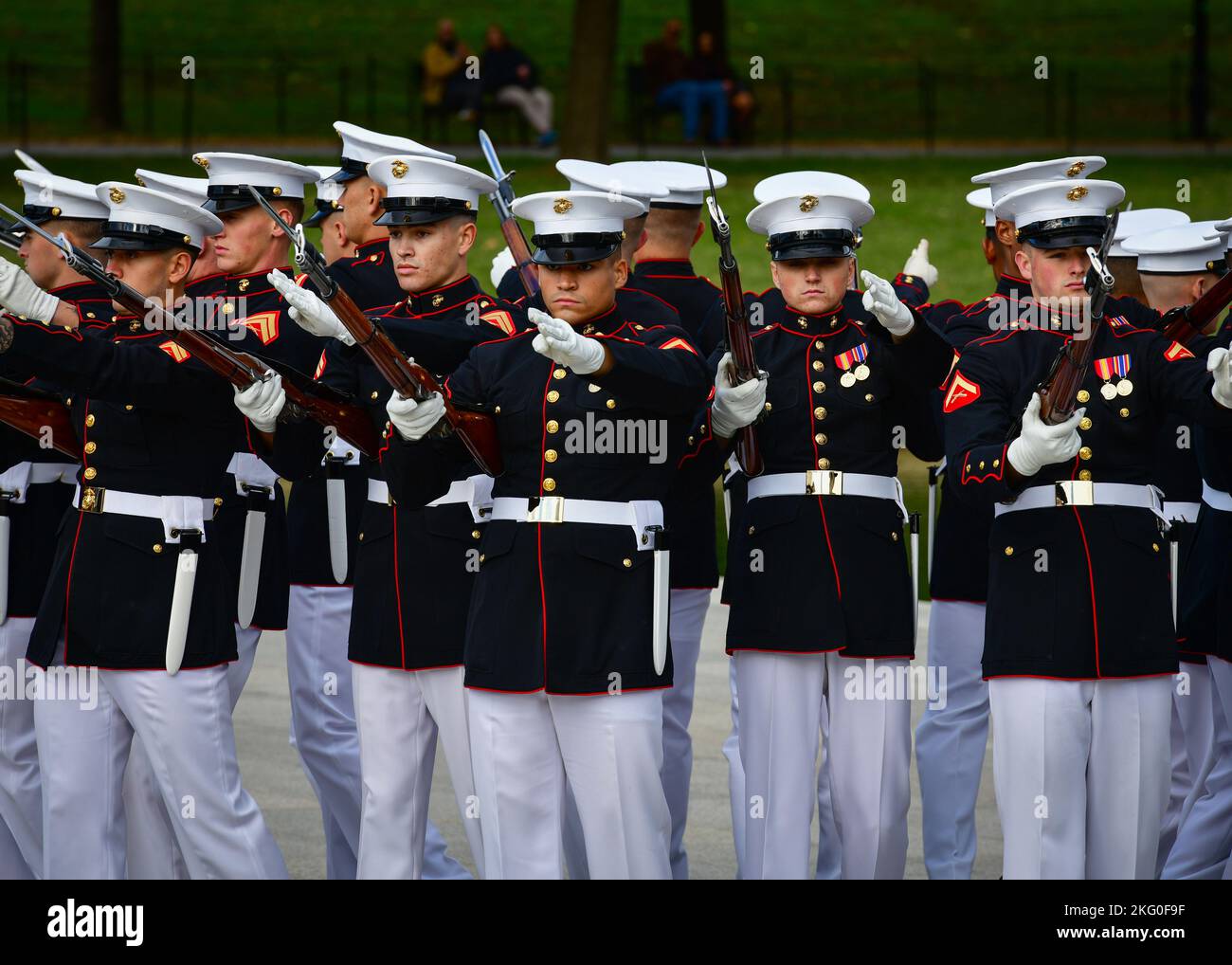 WASHINGTON (October 19, 2022) -- Members of the U.S. Marine Corps ...