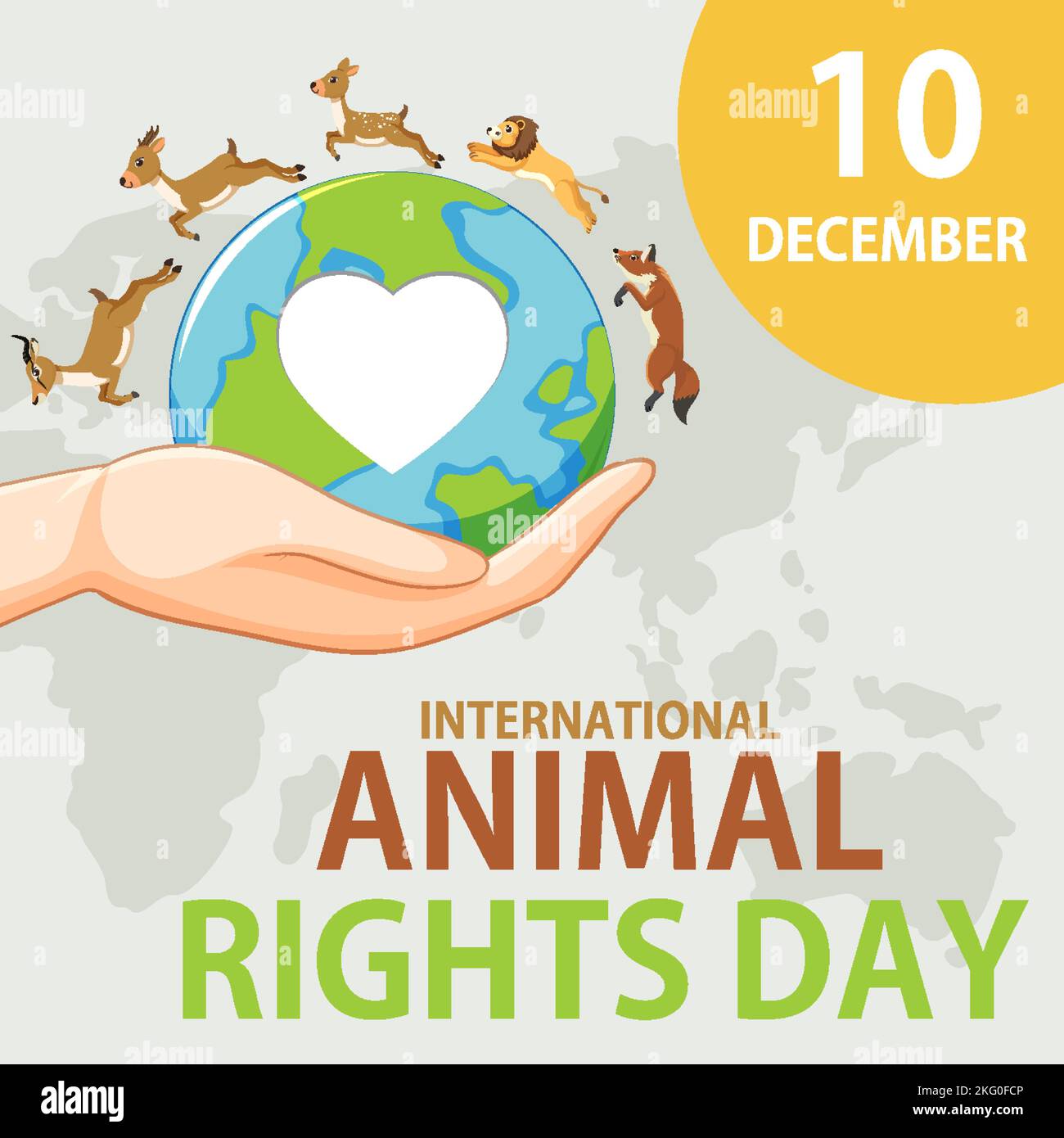 International Animal Rights Day Banner illustration Stock Vector Image ...