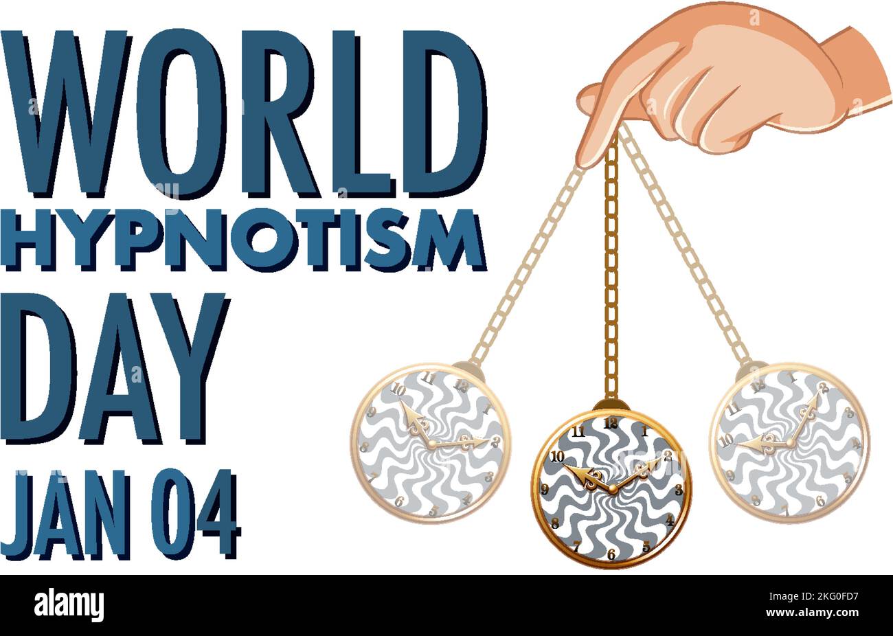 World hypnotism day January icon illustration Stock Vector Image & Art ...