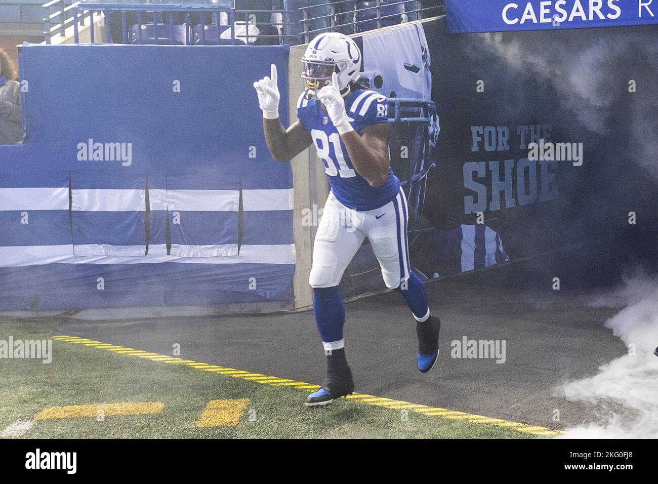 Indianapolis, Indiana, USA. 20th Nov, 2022. Indianapolis Colts tight ...