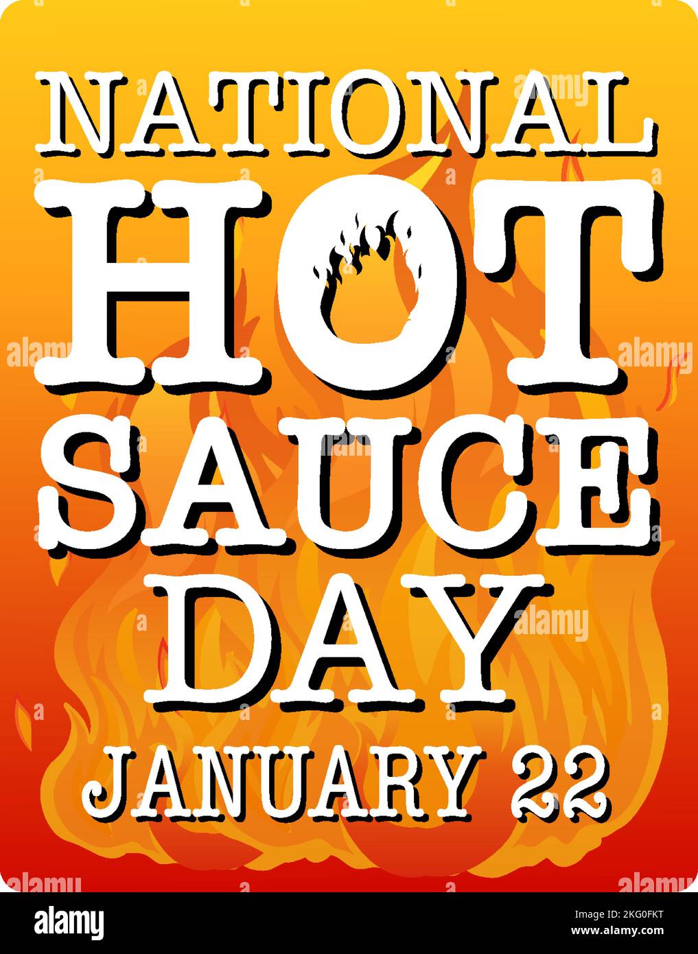 National Hot Sauce Day Banner Design illustration Stock Vector Image ...