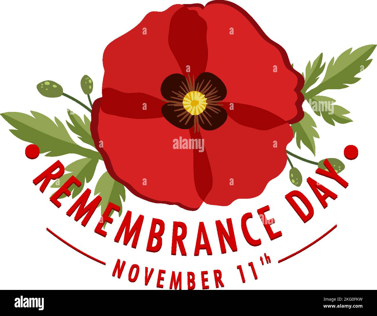 Remembrance Day Logo Design illustration Stock Vector Image & Art - Alamy
