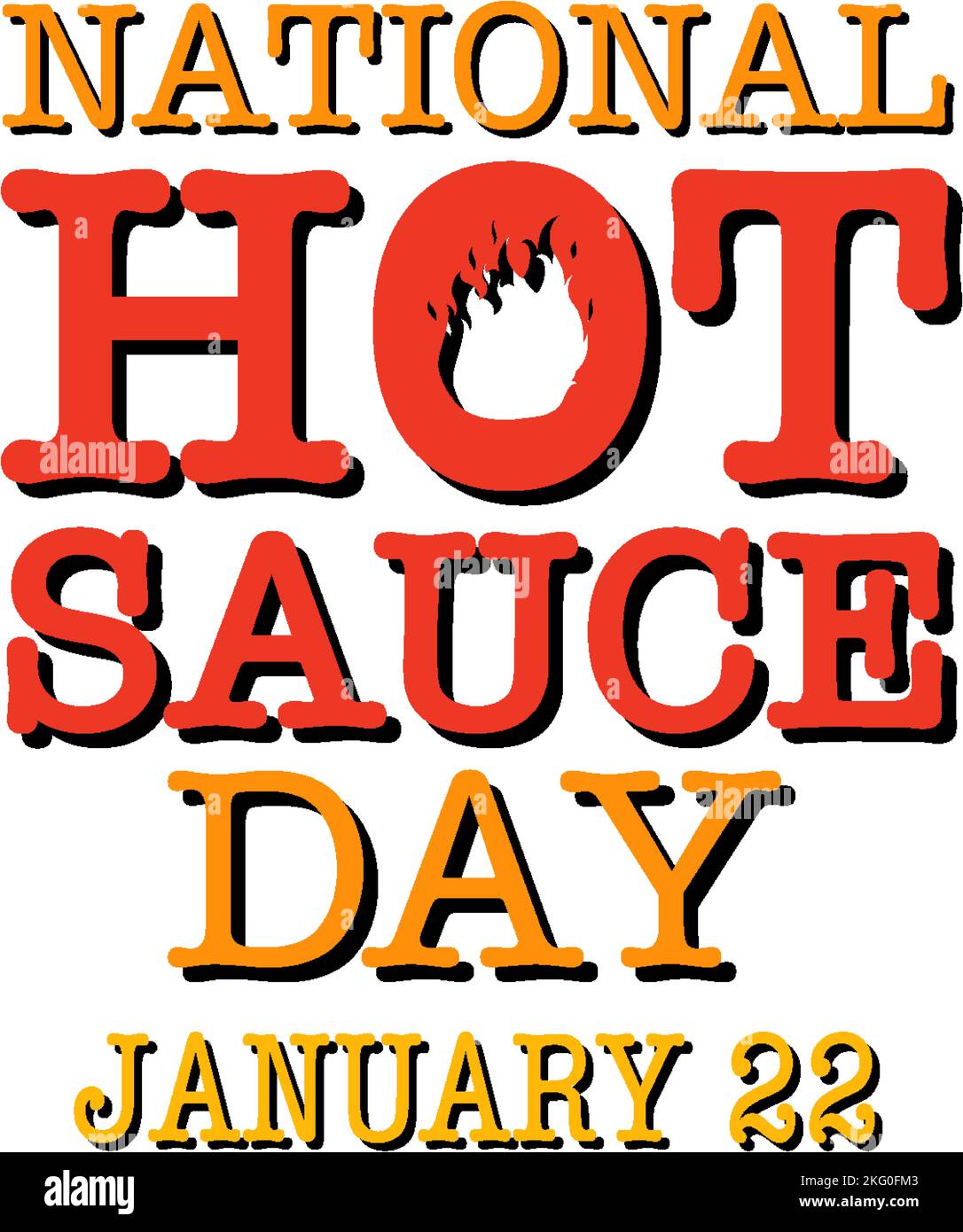 National Hot Sauce Day Banner Design illustration Stock Vector Image ...