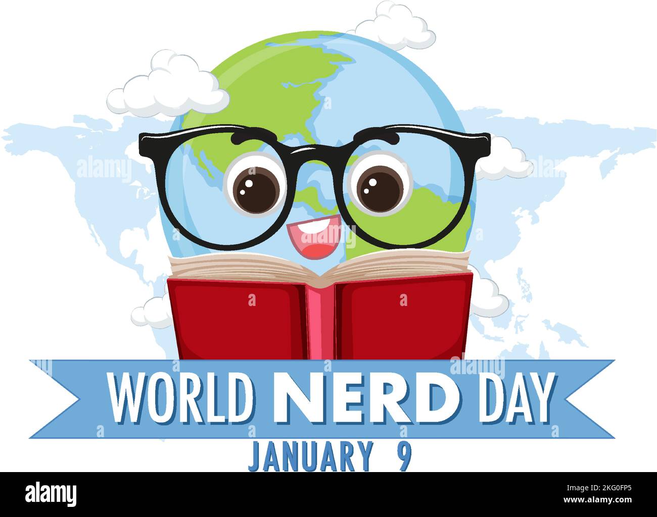 World Nerd Day banner design illustration Stock Vector Image & Art - Alamy