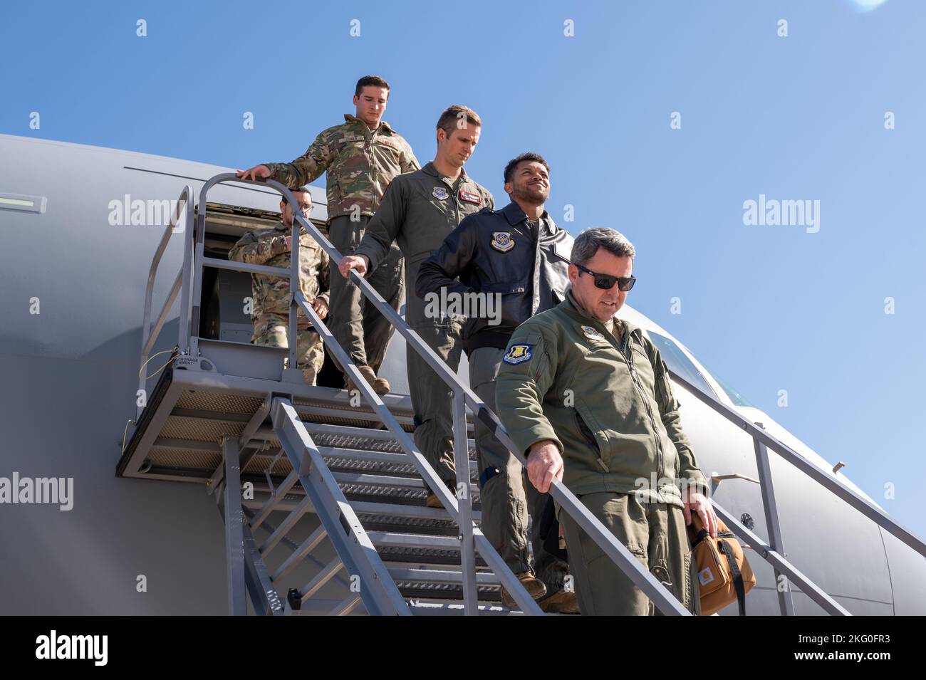 A mixed crew from McConnell Air Force Base, Kansas, and Joint Base ...