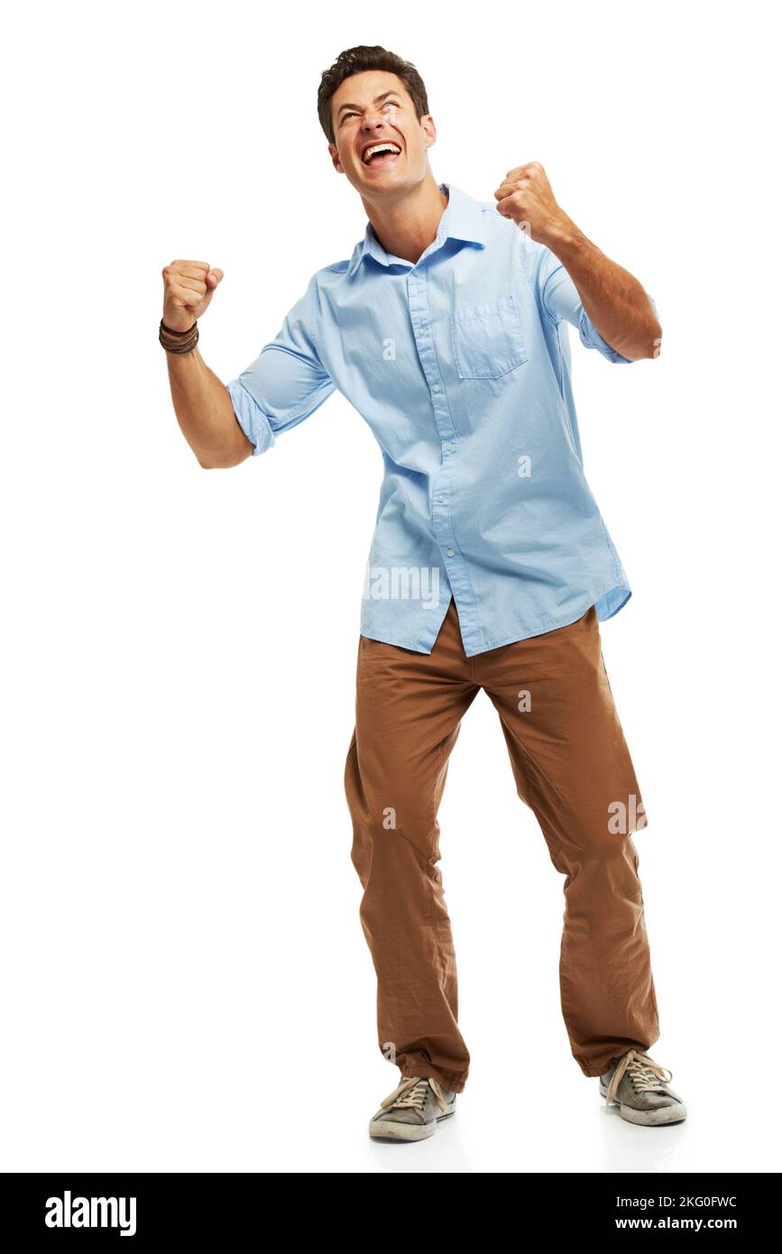 Hes got an expression for every occassion. Studio shot of handsome ...