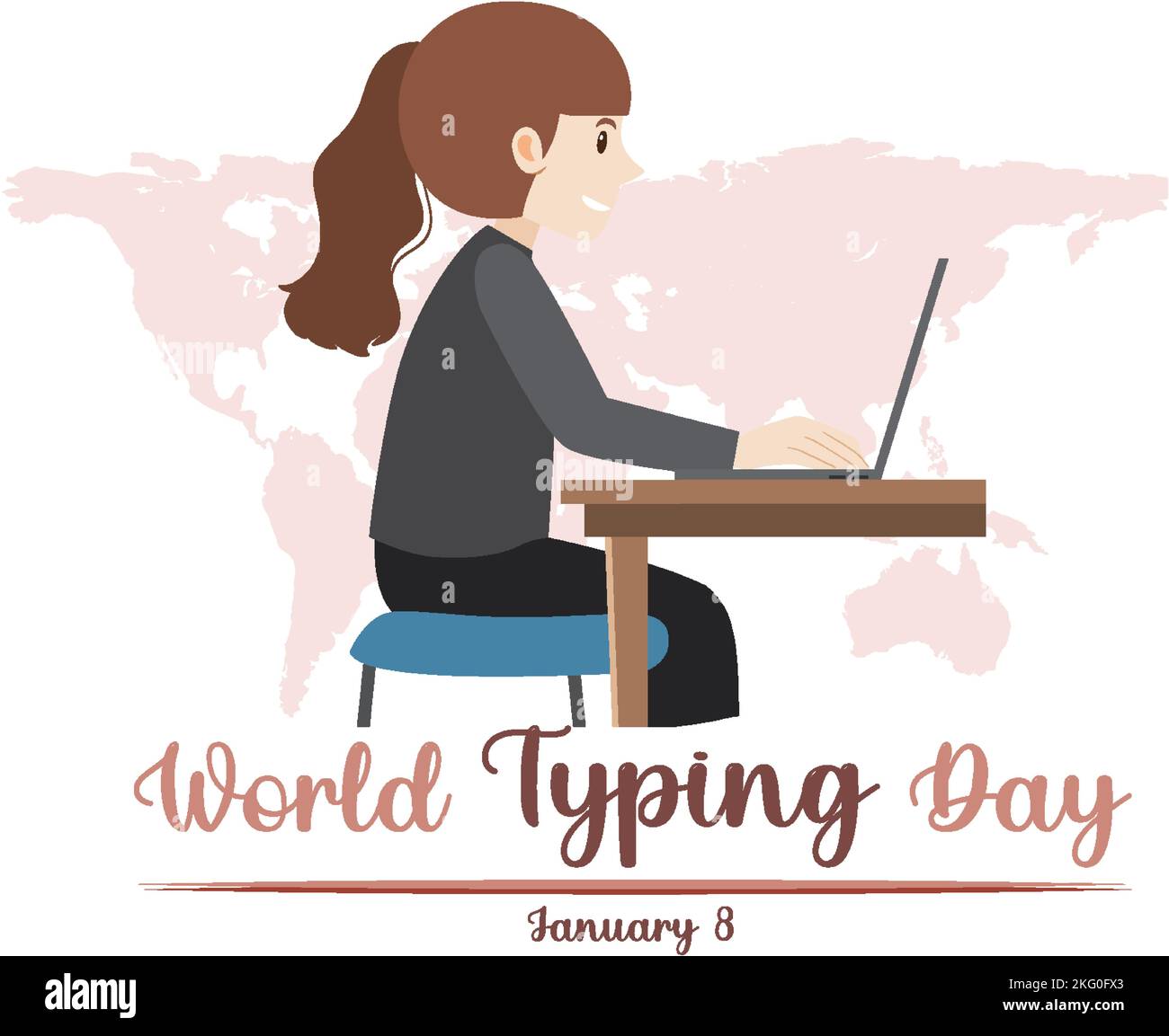 World Typing Day Banner Design illustration Stock Vector Image & Art ...
