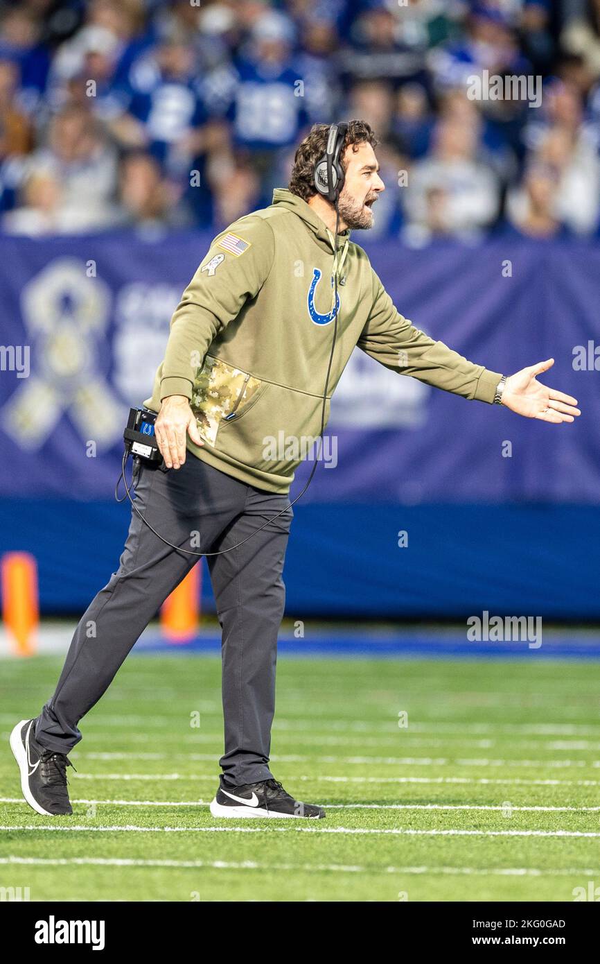 Indianapolis, Indiana, USA. 20th Nov, 2022. Indianapolis Colts interim ...