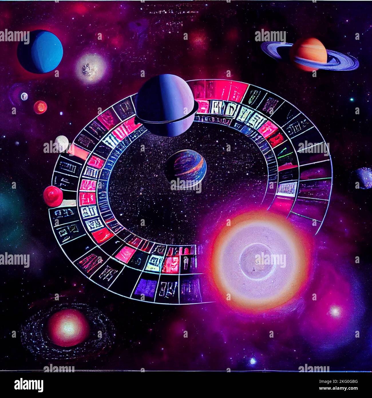 Futuristic planets hi-res stock photography and images - Alamy