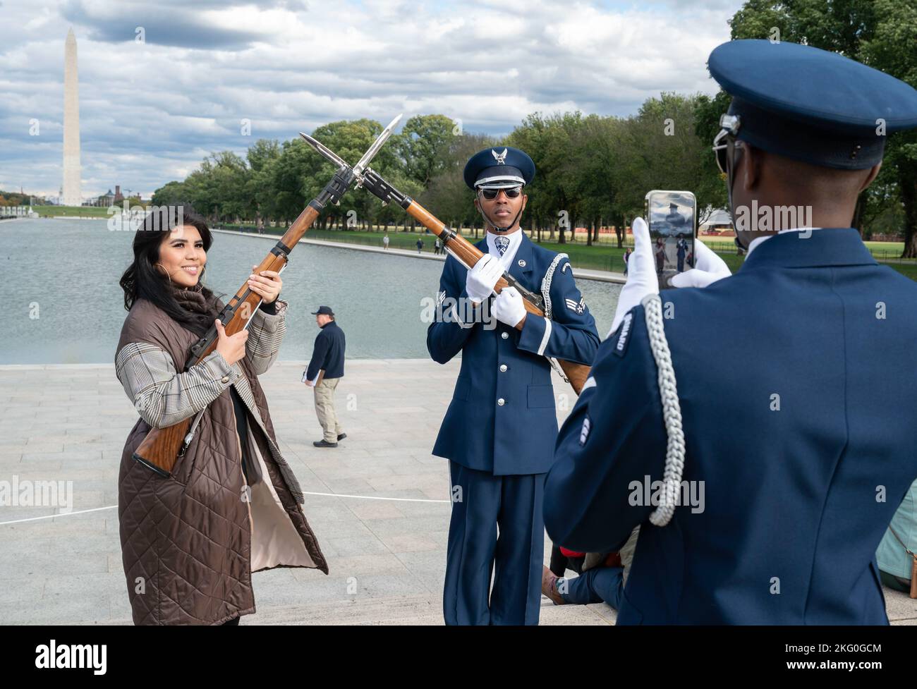 Senior Airman Christian Porter of the United States Air Force Honor ...