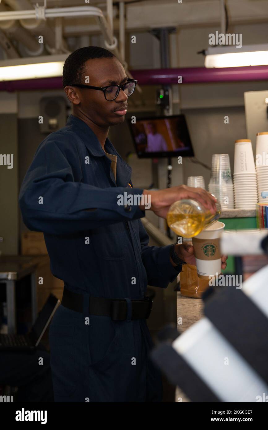Retail Services Specialist Seaman Keion Lane, from Atlanta, assigned to ...