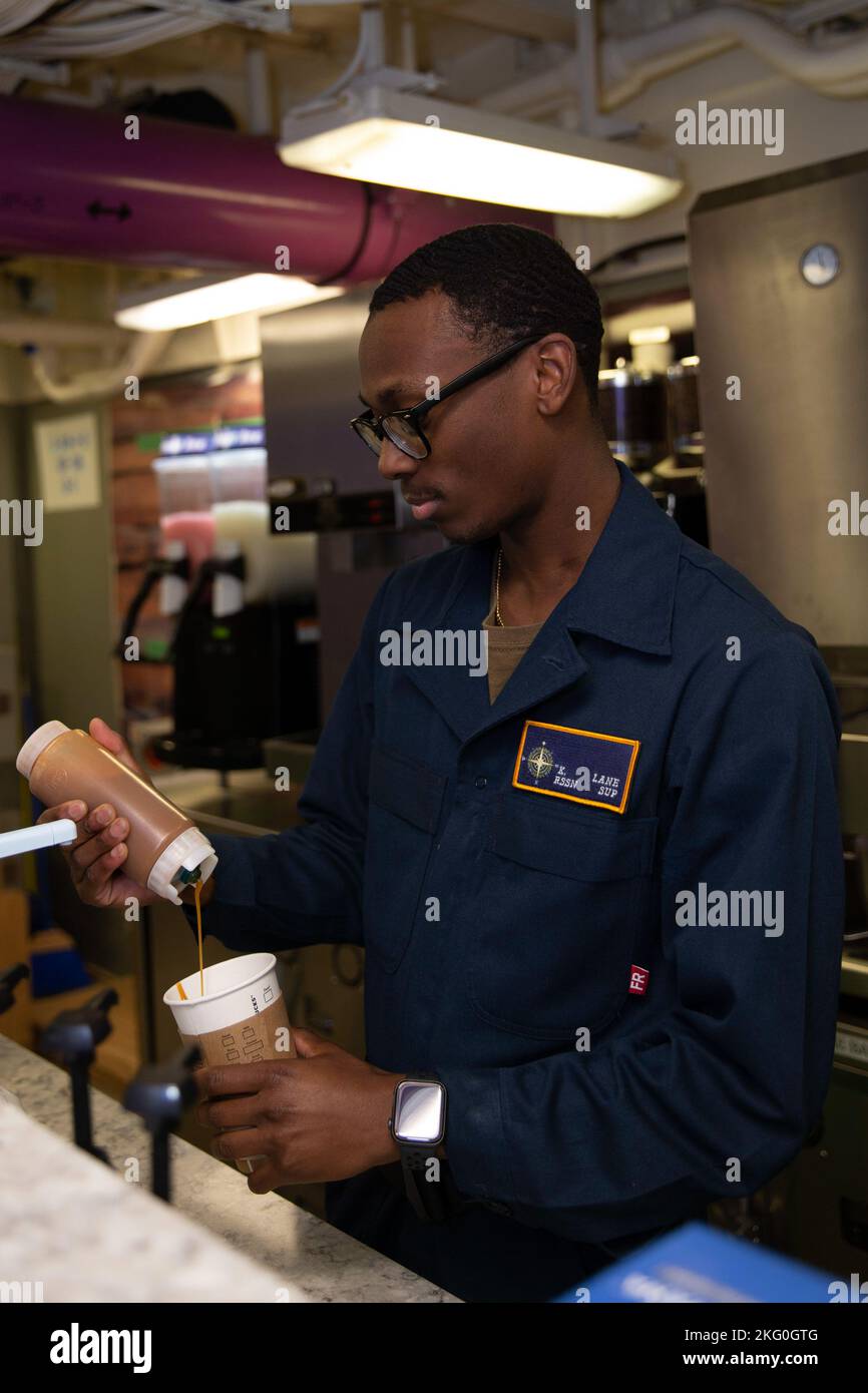 Retail Services Specialist Seaman Keion Lane, from Atlanta, assigned to ...