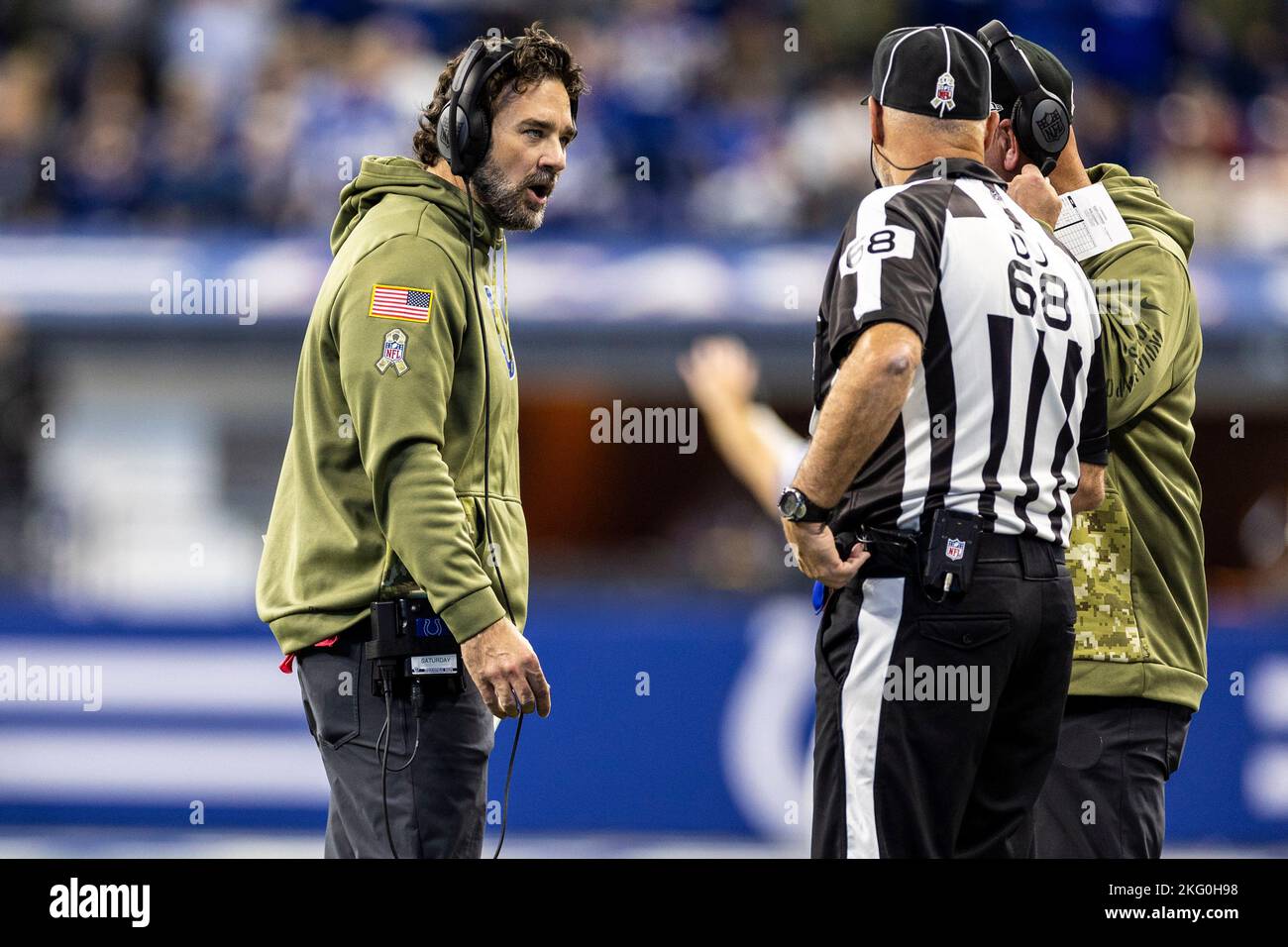 Indianapolis, Indiana, USA. 20th Nov, 2022. Indianapolis Colts interim ...