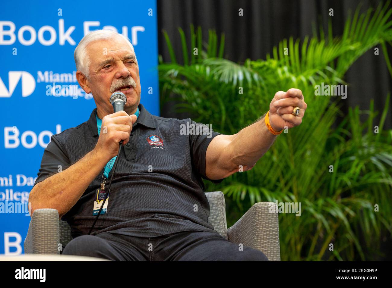 MIAMI, FL-NOV 19: Larry Csonka is seen during the Miami Book Fair on ...