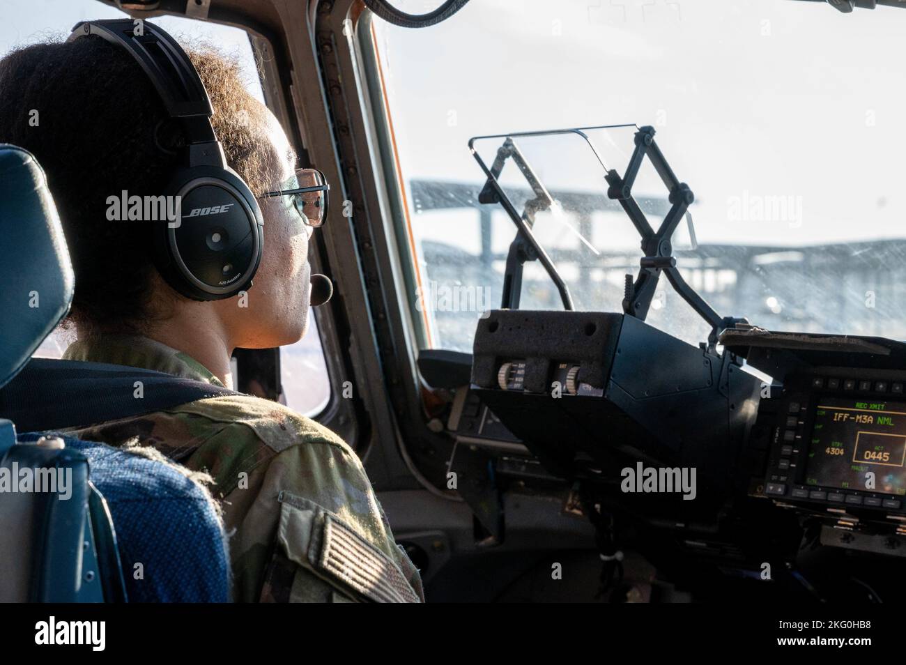U.S. Air Force Capt. Avery Larkin, a pilot and tactics flight commander ...