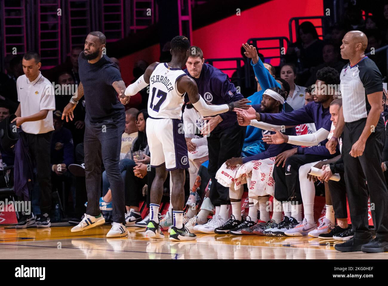 Los Angeles, USA. 20th Nov, 2022. Basketball: NBA, main round, Los ...